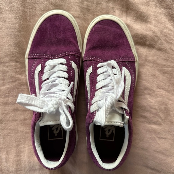 Shoes | Vans Pig Suede Old Skool In Color Grape Juice | Poshmark